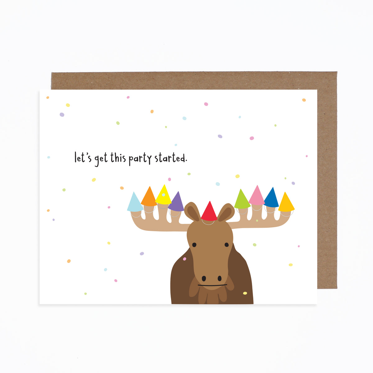 Moose Birthday card – carolyndraws
