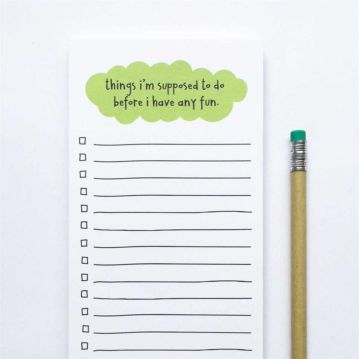 Funny To Do List Notepad – carolyndraws